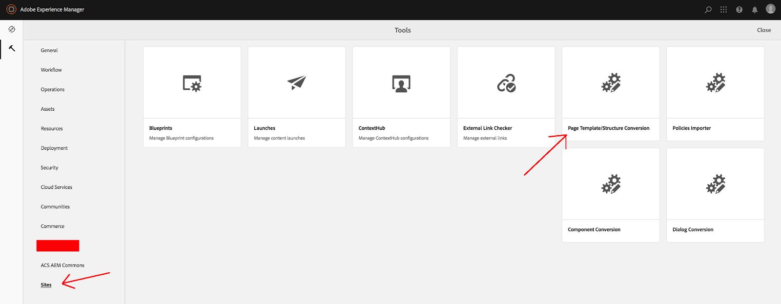 Using AEM Modernization Tools